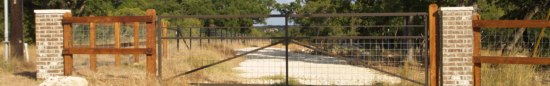 Drive Thru Gates - Ranch Entry Gates - Ranch Gates
